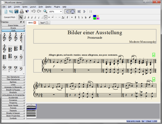 6 free music notation software or scorewriters for Windows (and Linux)
